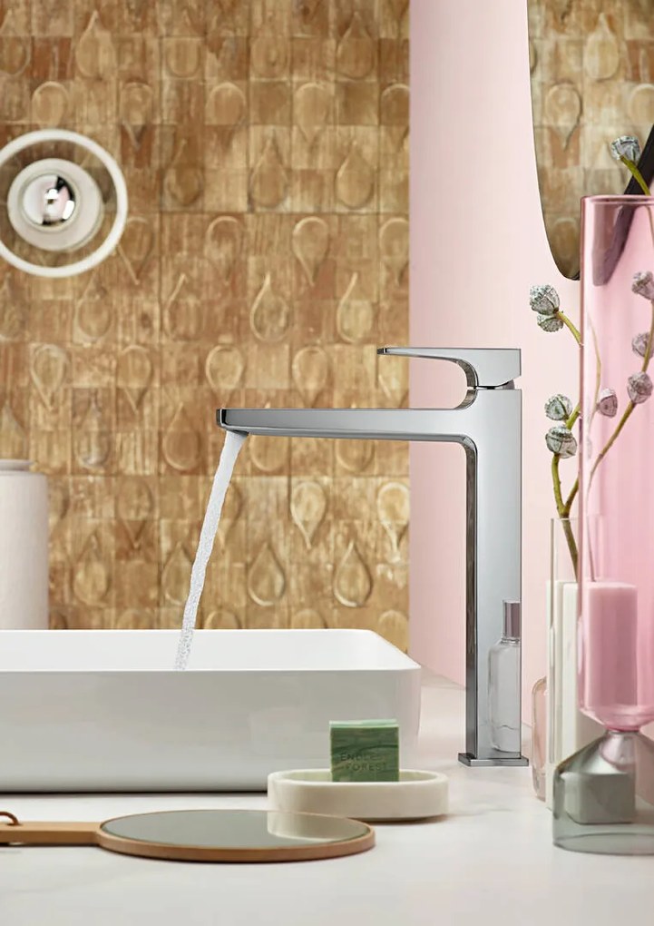 Hansgrohe Metropol, vysoká umyvadlová baterie, s výpustí Push-Open, chromová, 32512000