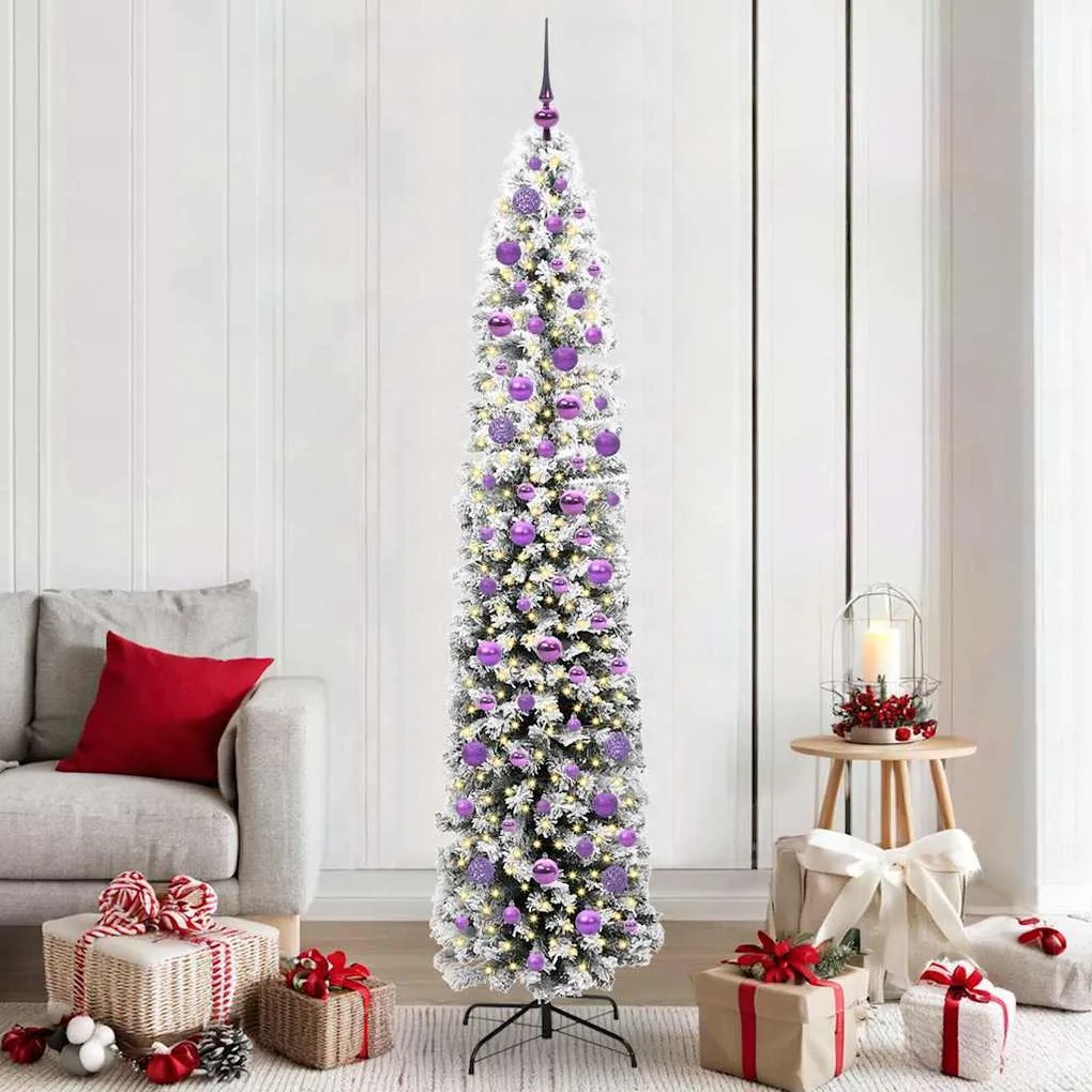 Umělý vánoční stromeček Zelená 210 cm PVC, ocel a plast 3395037