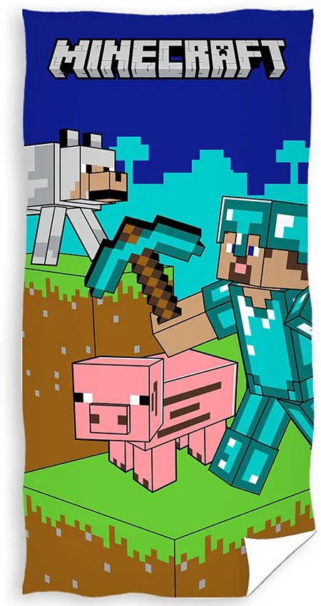 Dětská osuška Minecraft Objev svůj Svět