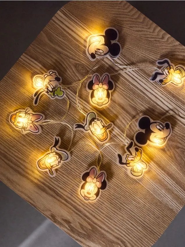 Sinsay - LED světelný řetěz Mickey Mouse - vícebarevná