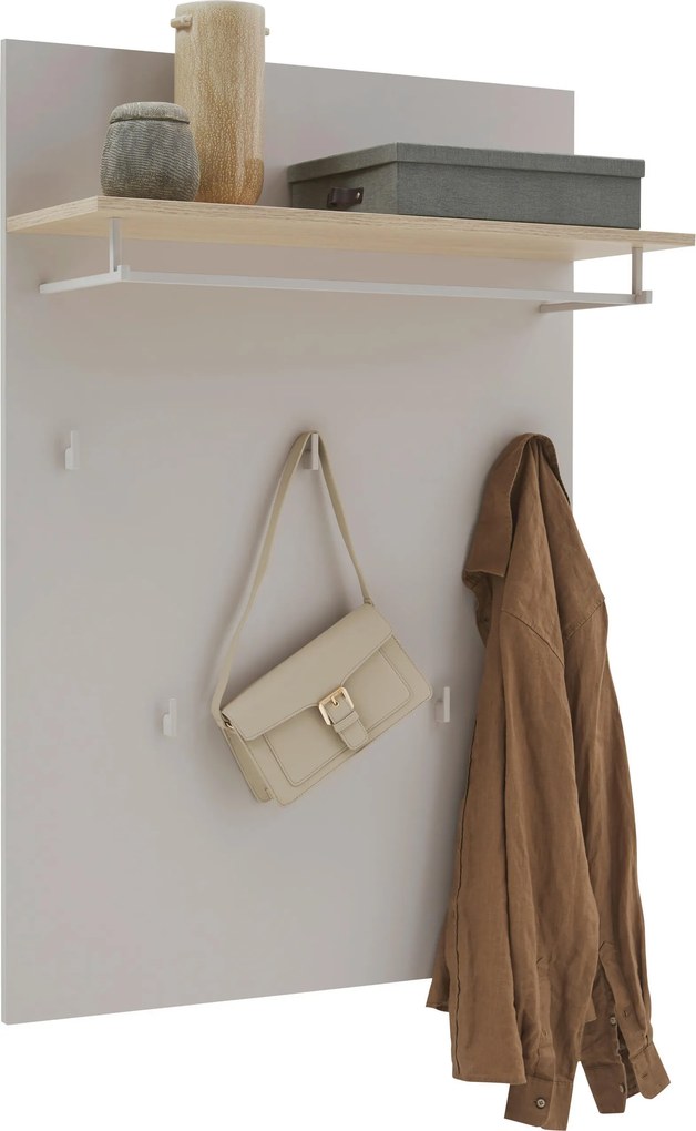 XXXLutz ŠATNÍ PANEL, barvy dubu, kašmírová, 80/115/28 cm Voleo - Šatní panely - 001027002904