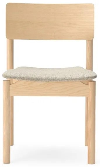 BILLIANI - Dřevěná židle s čalouněným sedákem GREEN 002