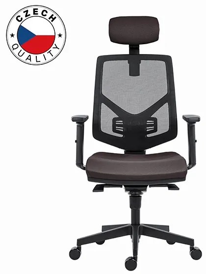 Powerton kancelářské ergonomické křeslo tina, šedé