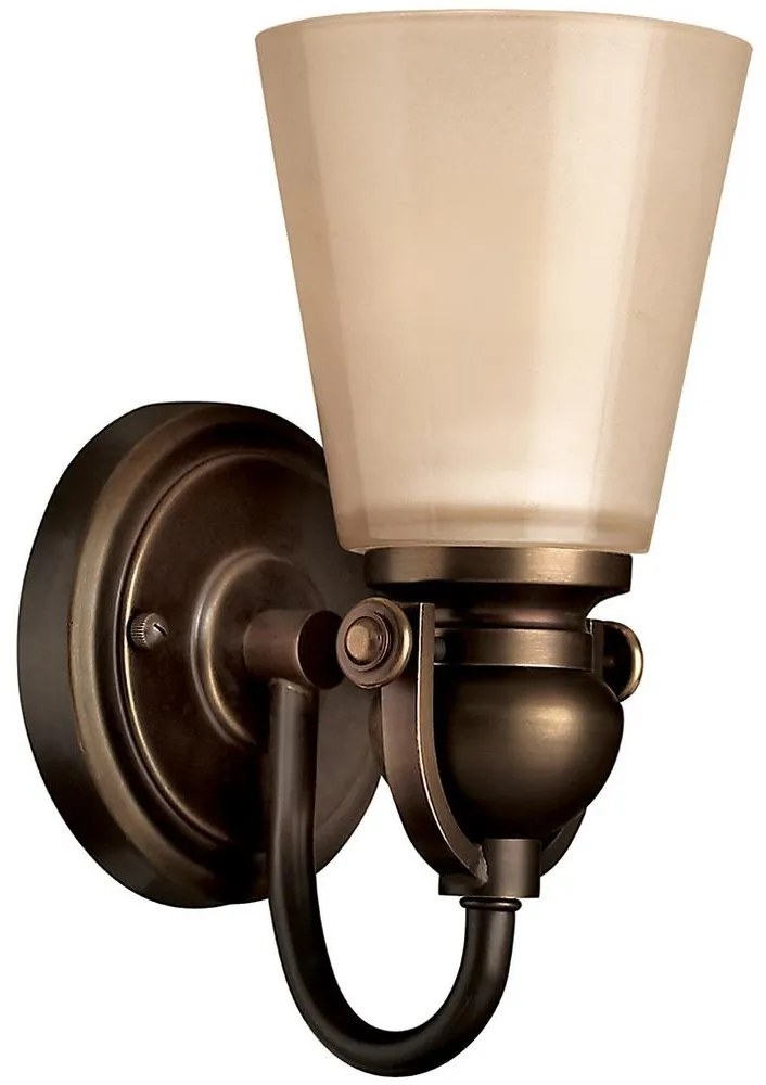 Elstead Hinkley HK-MAYFLOWER1 - Nástěnné svítidlo MAYFLOWER 1xE27/100W/230V bronz ED0354