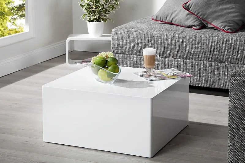 Konferenční stolek Monobloc M 50 cm bílý