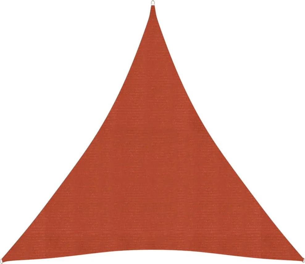 vidaXL Stínící plachta 160 g/m² 4,5 x 4,5 x 4,5 m HDPE [311150] Barva: Červená