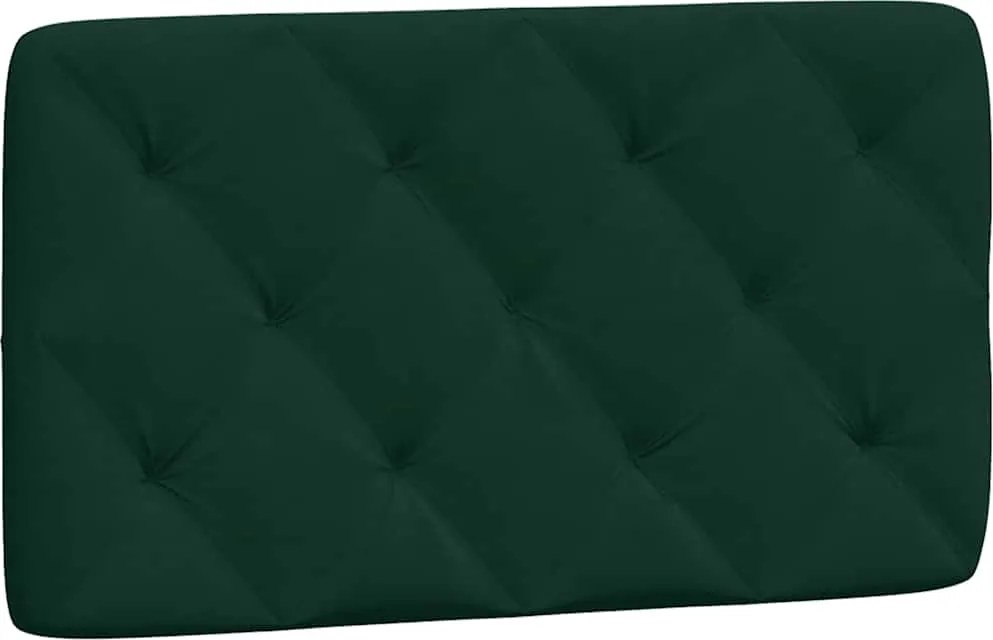 Postel s matrací tmavě zelená 80 x 200 cm samet 3208625