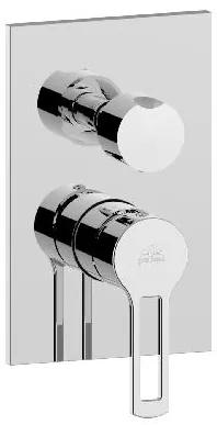 Paffoni Ringo - Sprchová podomítková baterie s přepínačem, 3 vývody, chrom RIN019CR