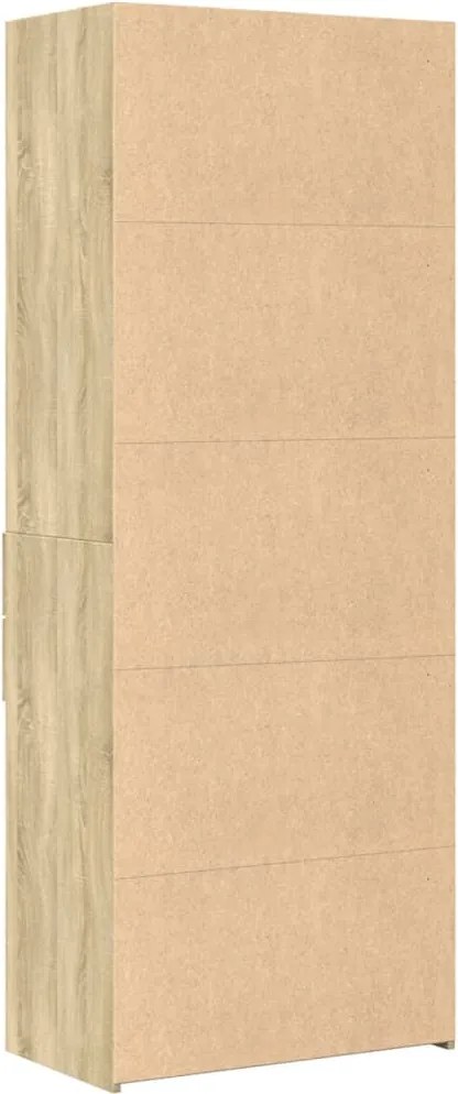 Skříň highboard dub sonoma 70 x 42,5 x 185 cm kompozitní dřevo 3281464