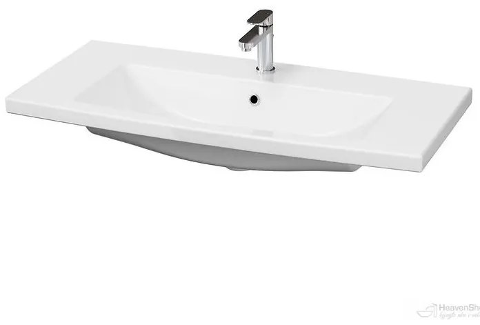 Cersanit Tirso, závěsná umyvadlová skříňka 994x447x572 mm + keramické umyvadlo, bílá matná, S801-542