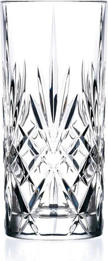 Křišťálové sklenice v sadě 6 ks na koktejly 360 ml Melodia – Lyngby Glas