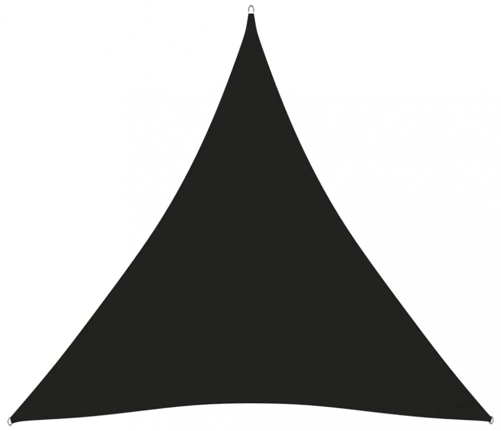 Plachta proti slunci oxfordská látka trojúhelník 3,6 x 3,6 x 3,6 m Dekorhome Bílá