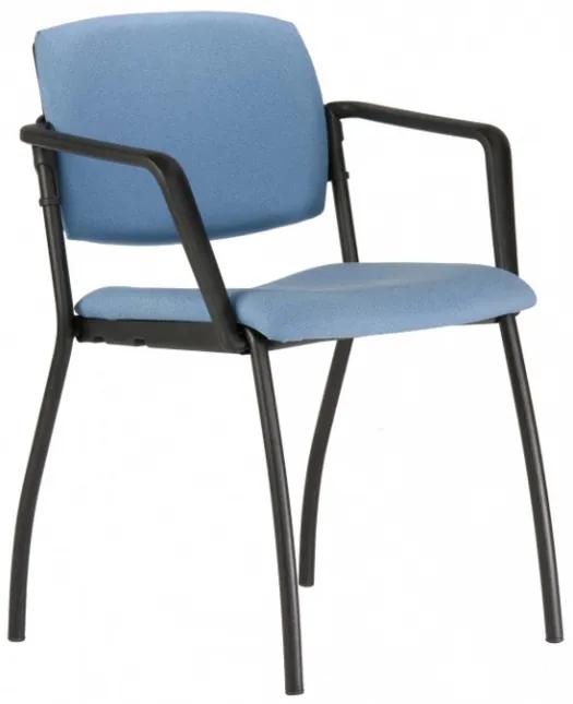 ANTARES 2090 N Alina - Jednací židle  - koženka sv.šedá