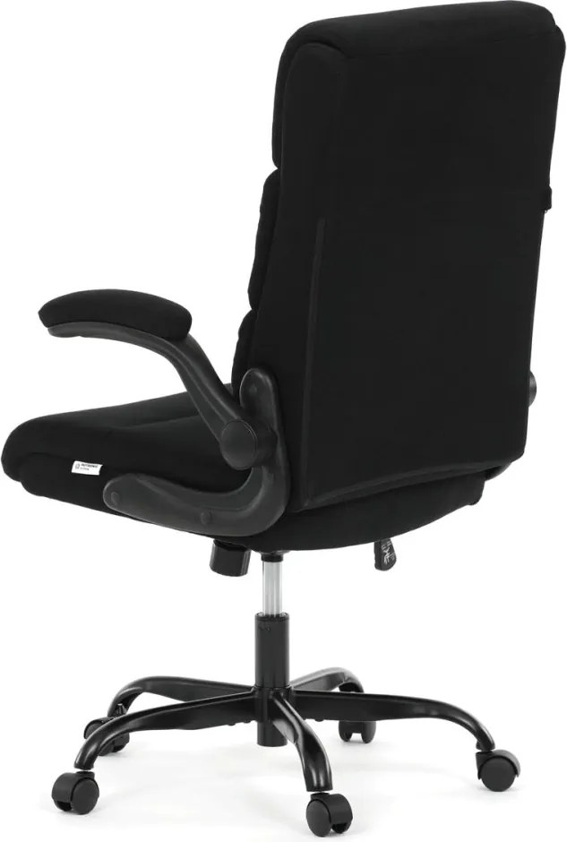 Kancelářské křeslo KA-K3104 BK, houpací mechanismus, černá látka (67 x 68) cm Šedá