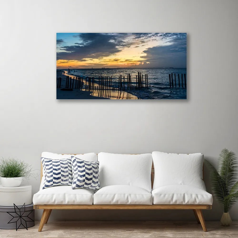 Obraz na plátně Moře Pláž Krajina 140x70 cm