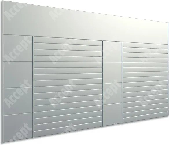 ACCEPT Hlavní orientační tabule ACS 013 (1018 x 656 mm) - stříbrná tabule