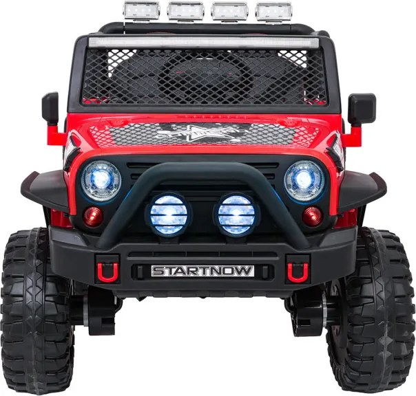 Elektrické autíčko Jeep BEAST 4x4 červené