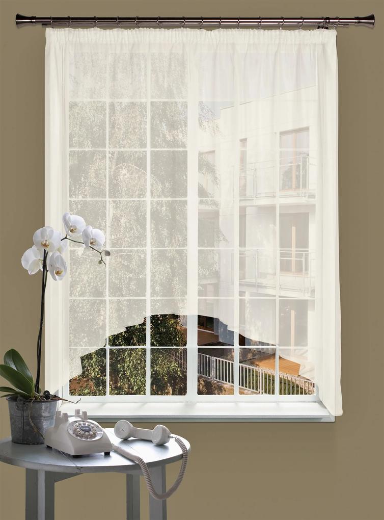 Dekorační oblouková krátká záclona CELINA smetanová 290x160 cm MyBestHome