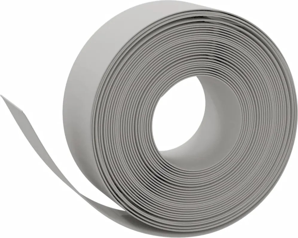 Travní lemy 2 ks šedé 10 m 20 cm polyethylen 3155452