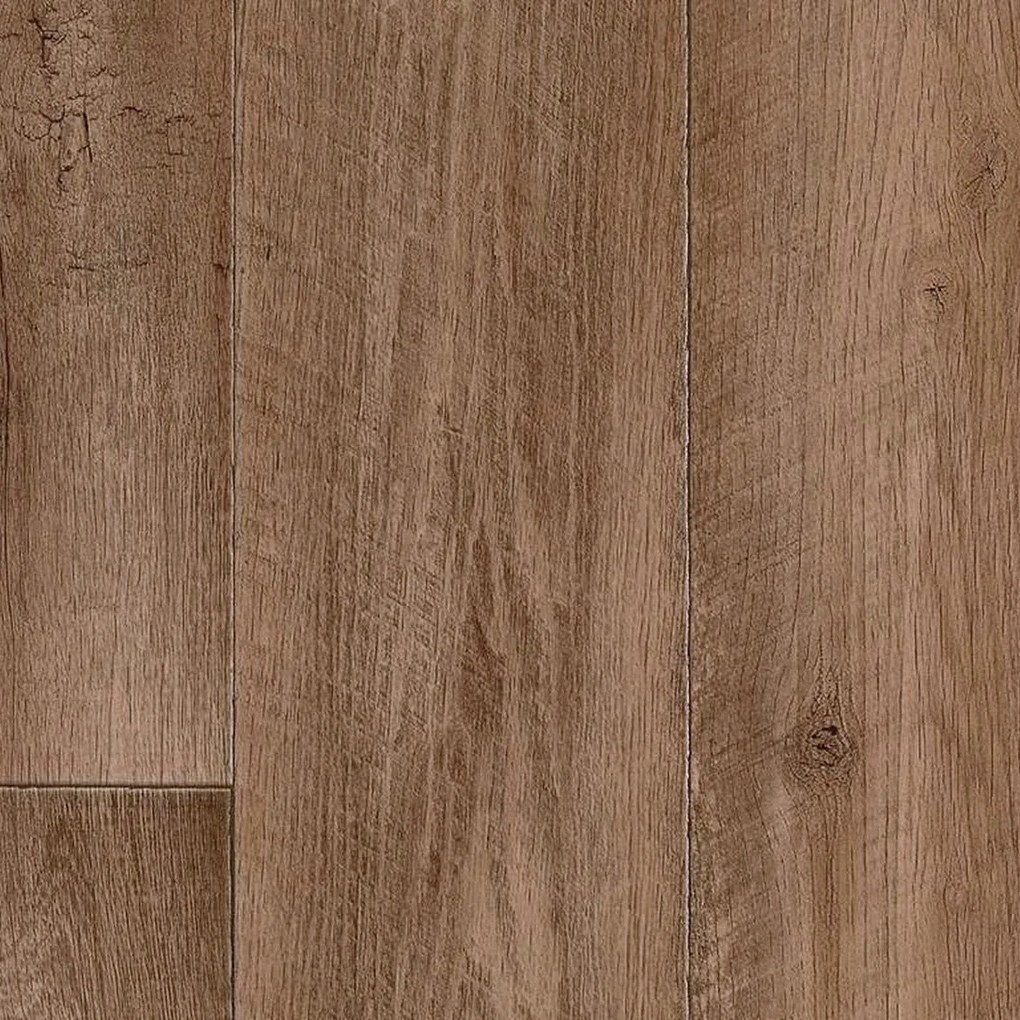 Gerflor, PVC podlaha - lino AladinTex Plus 1236 Cajou Honey, na míru, šíře 4m, hnědá, filc, chodba / předsíň