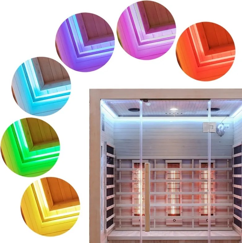 BPS-koupelny Infrasauna Relax HYD-2911 150x120, 3-4 osoby