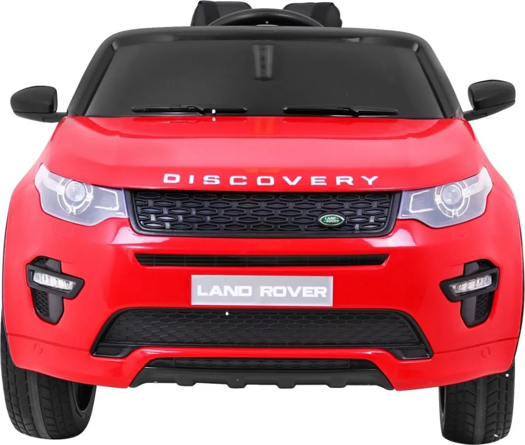 Ramiz Land Rover Discovery elektrické auto pro děti červené SUV + dálkové ovládání