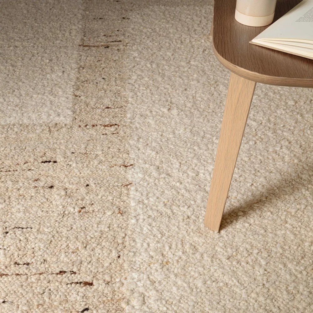 Béžový oboustranný/ručně tkaný vlněný koberec 200x290 cm Napa Tumbla – Asiatic Carpets
