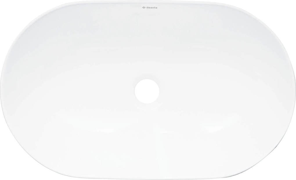 Deante Peonia, keramické umyvadlo na desku 500x305x140 mm, bílá lesklá, DEA-CDE_6U5S