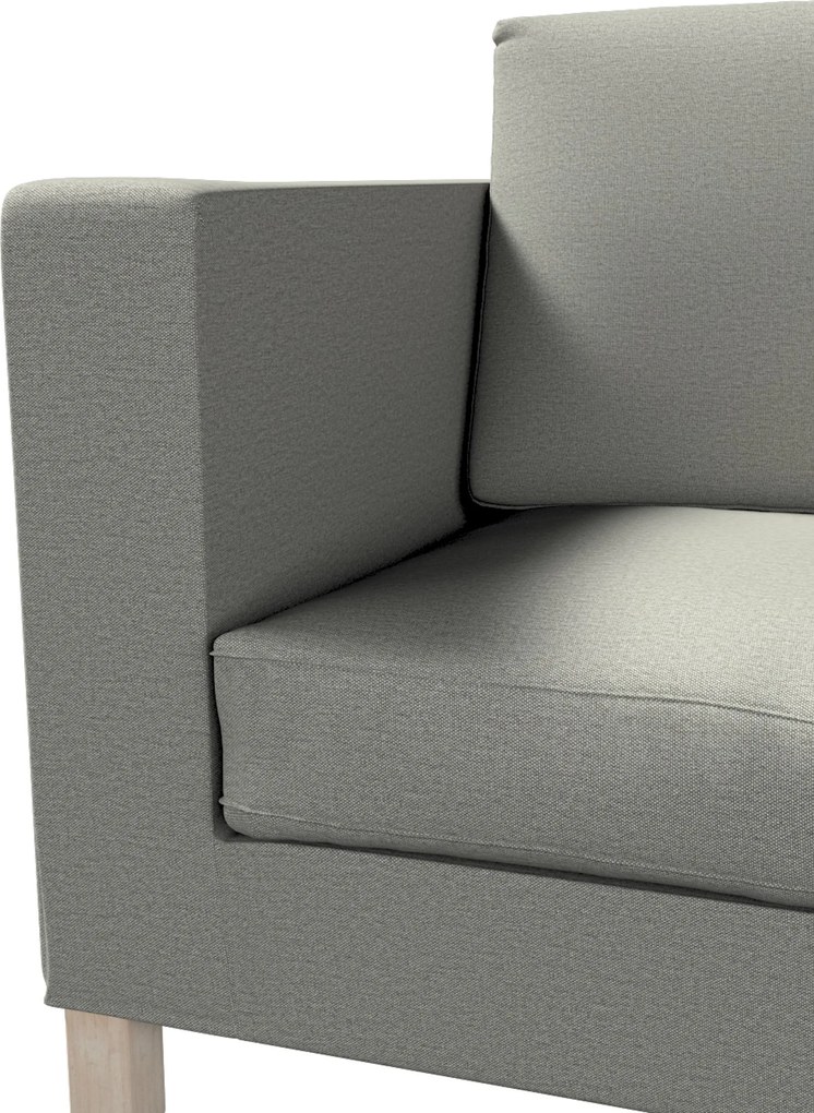 Potah na pohovku IKEA Karlanda 2-místná, krátký barva šedá látka pletený vzor