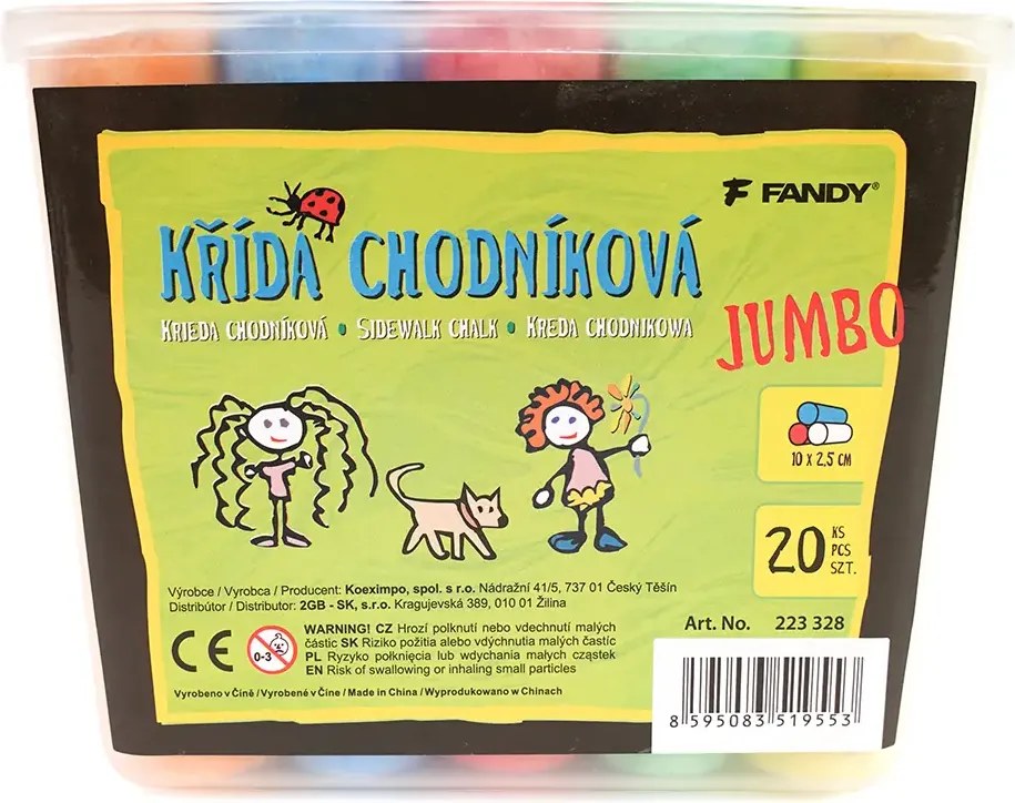FANDY Křída chodníková Jumbo 20