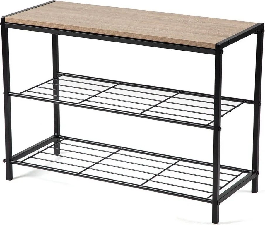 Černý ocelový botník 63x44x30 cm Asten – Bonami Essentials