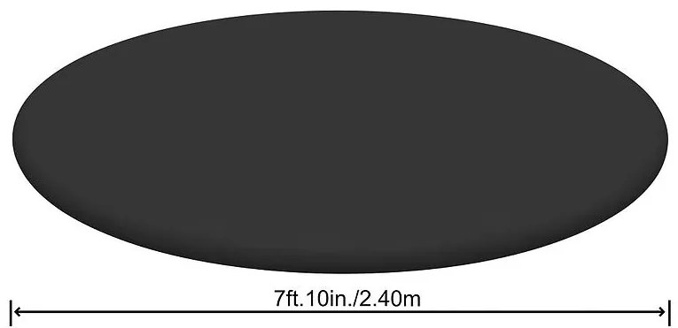 Krycí plachta Flowclear pro bazén s nosnou konstrukcí 2,44m 58032