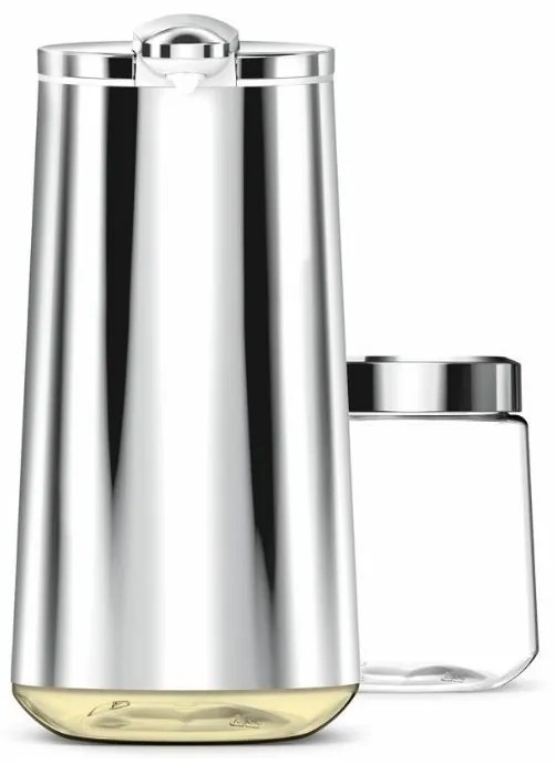 Bezdotykový dávkovač mýdlové pěny, 295 ml, stříbrná