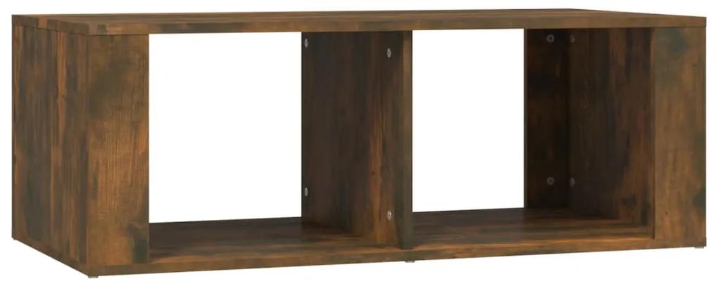 vidaXL Konferenční stolek kouřový dub 100x50x36 cm kompozitní dřevo