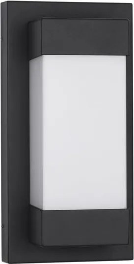 NV 9060203 Venkovní nástěnné svítidlo LETO černý hliník akrylový difuzor LED 18W 3000K 220-240V 120st. IP65 - NOVA LUCE