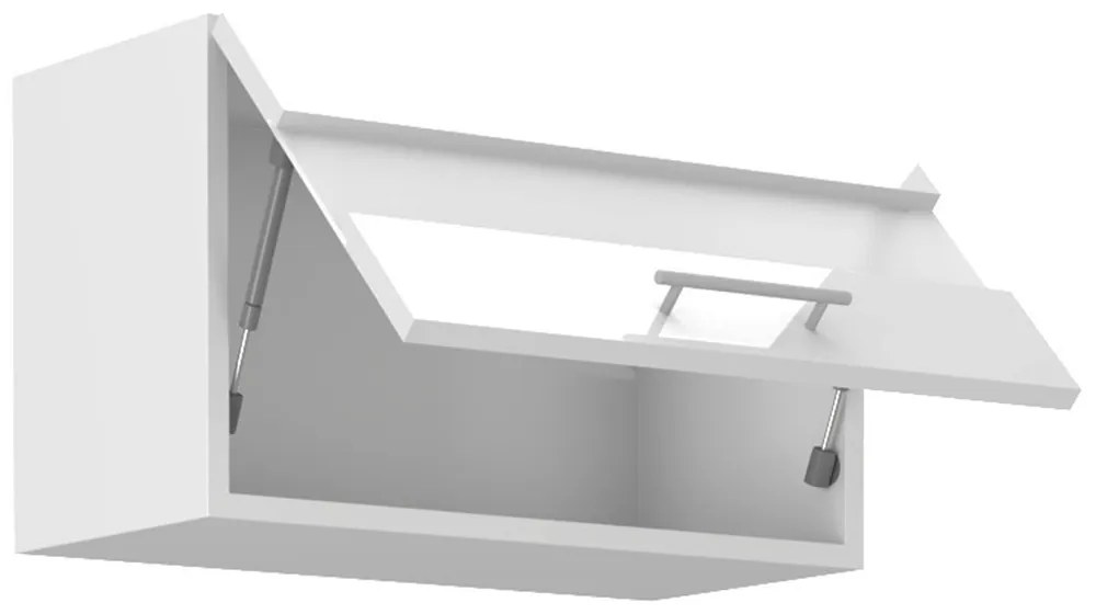 LARA wh | horní skříňka 60GUS-36 1F výklopná | 60 cm | bílá lesk