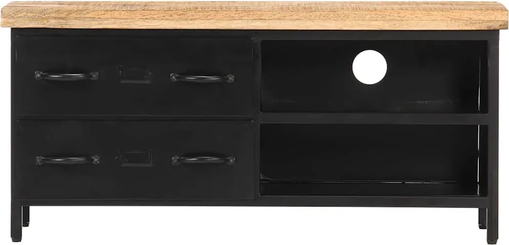 TV skříňka 90 x 30 x 41 cm hrubé mangovníkové dřevo 320662