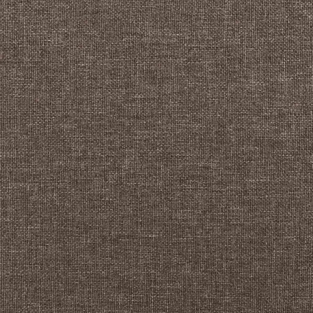 Relaxační křeslo se stoličkou taupe textil 3097777