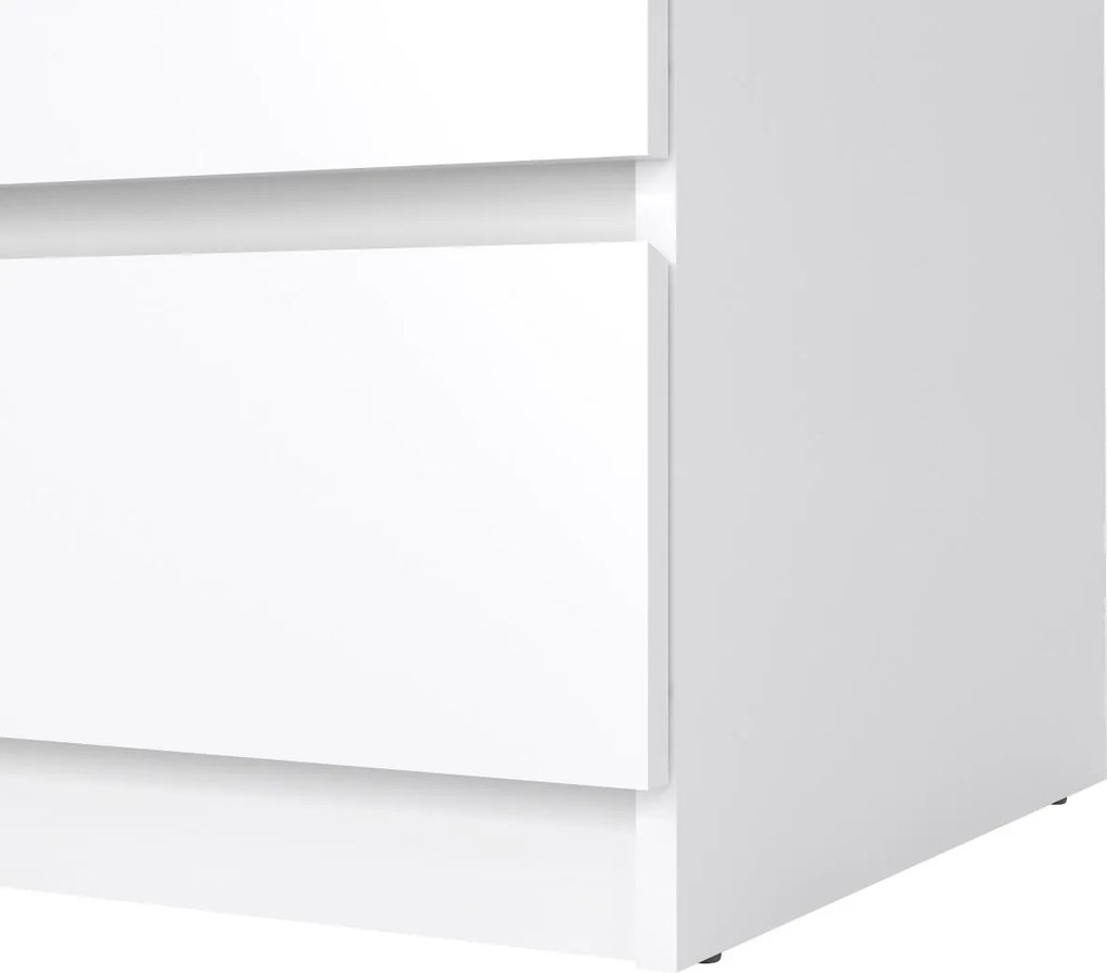FALCO Komoda Simplicity 235 bílý lesk