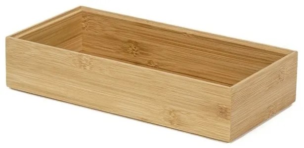 Organizér Compactor Bamboo Box, 30 x 15 x 6,35 cm, přírodní dřevo