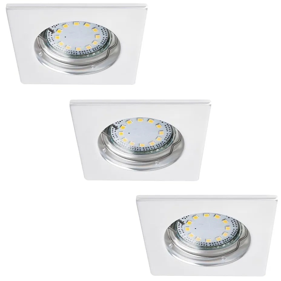 Rabalux Rabalux 1052 - SADA 3x LED podhledové svítidlo LITE 1xGU10-LED/3W/230V IP44 RL1052