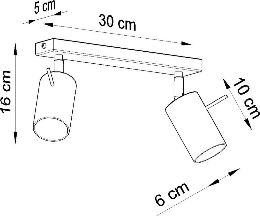 Sollux Lighting Stropní svítidlo RING 2 šalvějové
