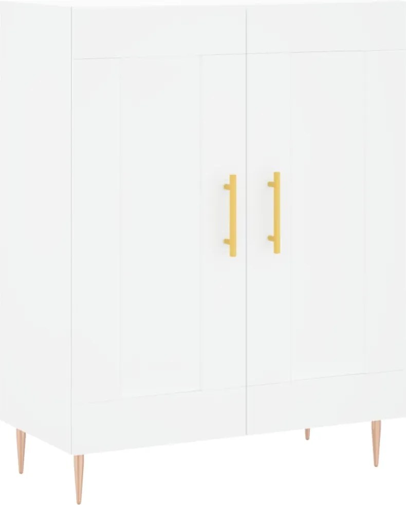 Skříň highboard bílá 69,5 x 34 x 180 cm kompozitní dřevo 3195779
