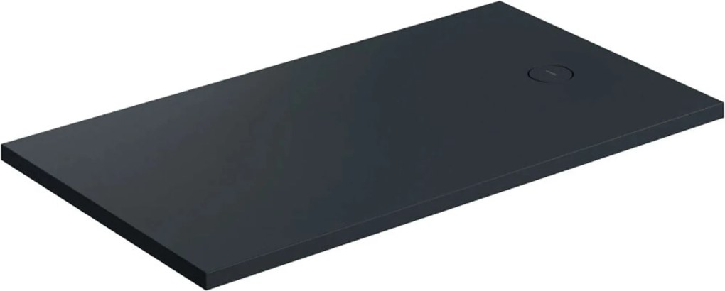 OMNIRES Aquarock M+ - Sprchová vanička 80x160 cm, matná černá AQUAROCK80-160BLV