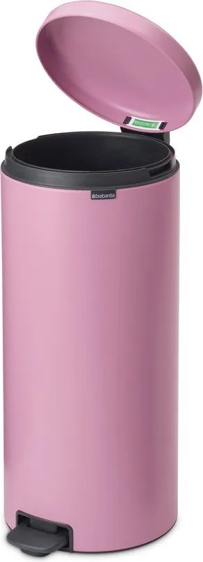 Růžový nášlapný ocelový odpadkový koš 30 l NewIcon – Brabantia