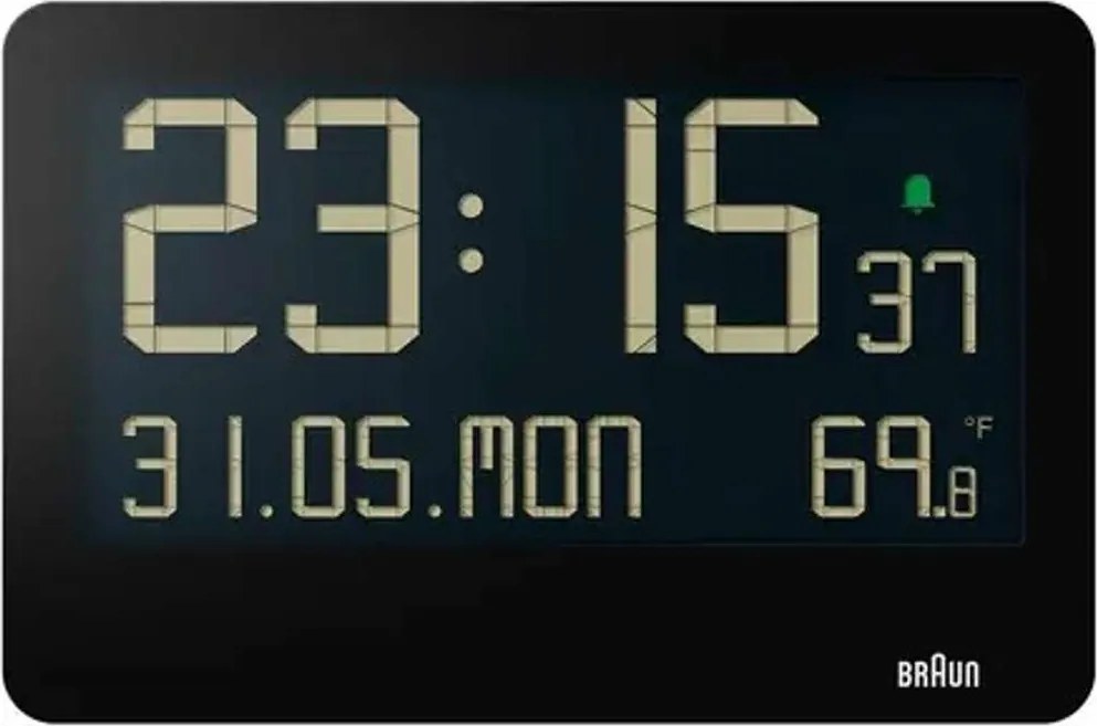 Braun - Digitální budík BC14, černá 4007218677020