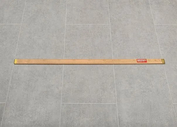 Breno PVC CARBONTEX Alfas 594 – šedá dlažba, šíře 300 cm