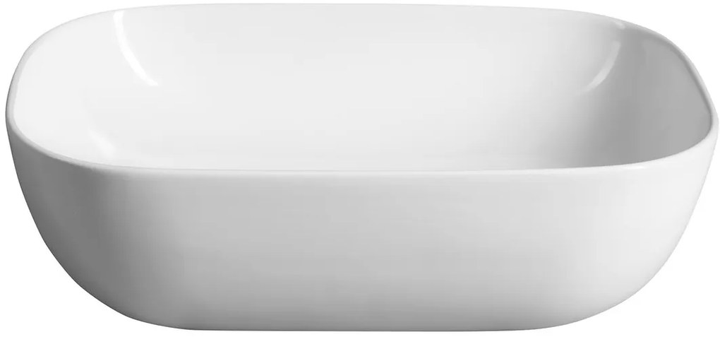 Aqualine Aqualine, Keramické umyvadlo na desku, 46x34 cm, bílá, 46341