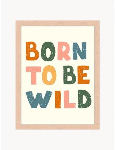 Zarámovaný digitální tisk Born to Be Wild