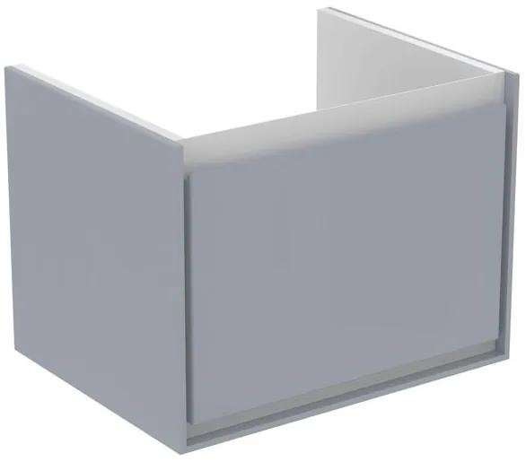 Ideal Standard Connect Air Skříňka pod umyvadlo Cube 60 cm, 53x40,9x40 cm, lesklá světlá šedá E0846EQ
